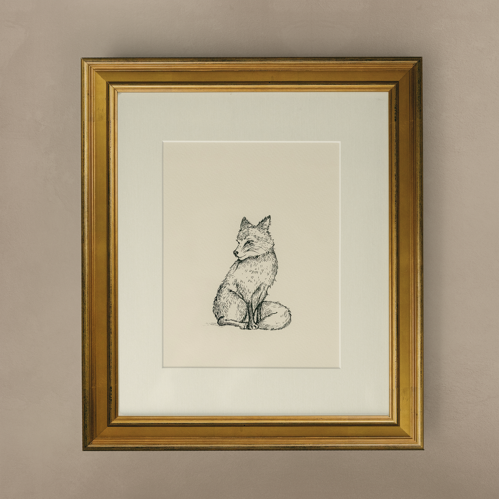 The 'Fox' Framed Nursery Art | Oilo™ Studio