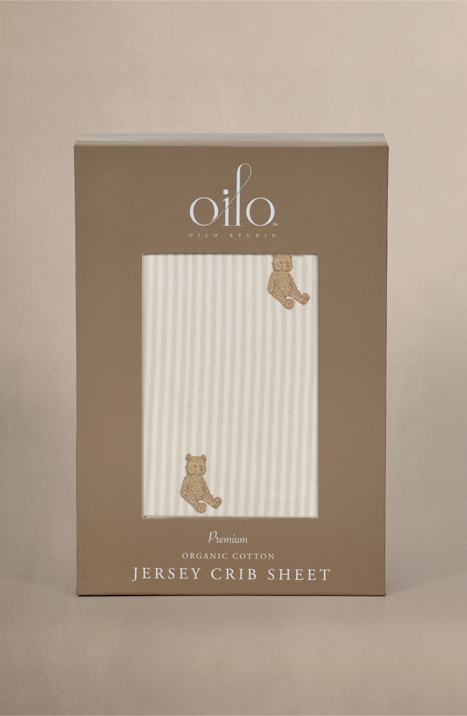 'Bear' Crib Sheet | Nursery Crib Bedding | Oilo™ Studio