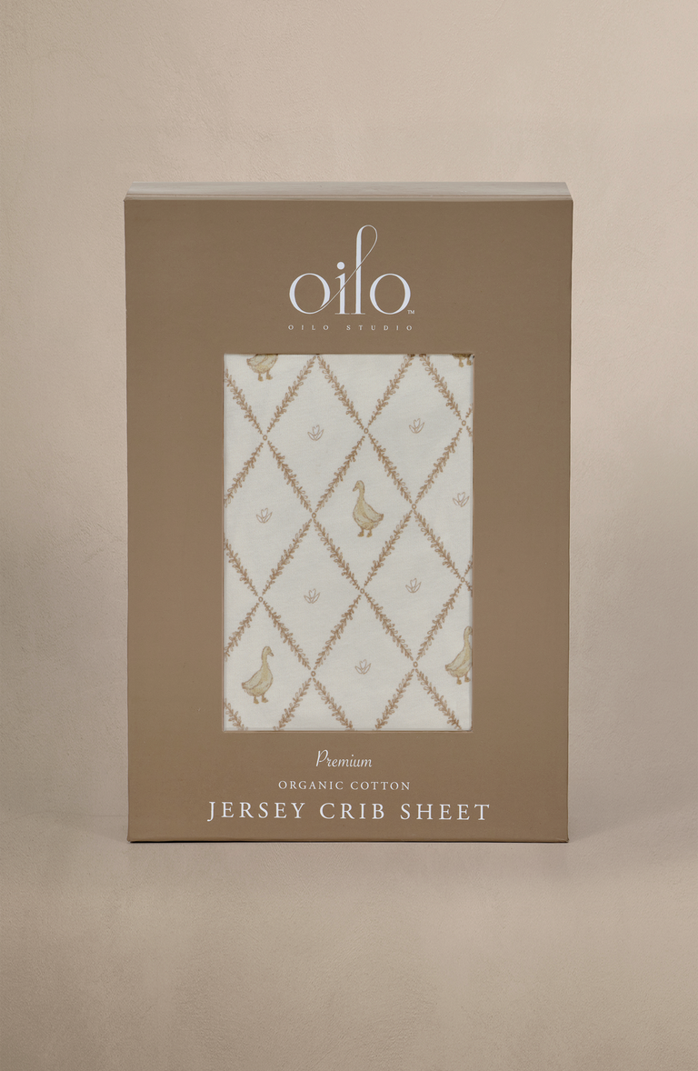 Duck Crib Sheet | Duck Nursery Crib Bedding | Oilo™ Studio