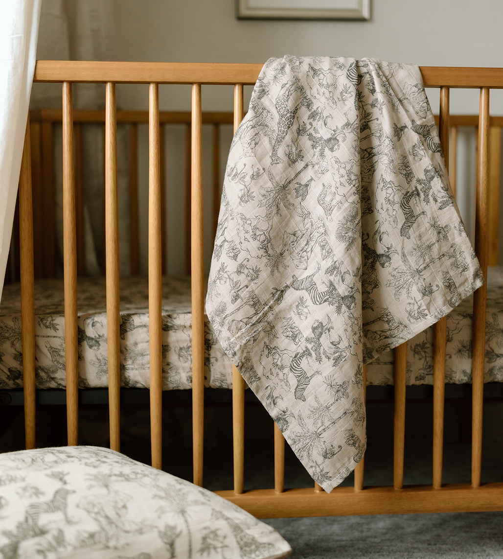 Premium Organic Cotton Muslin Swaddle Blankets Set | Oilo™ Studio