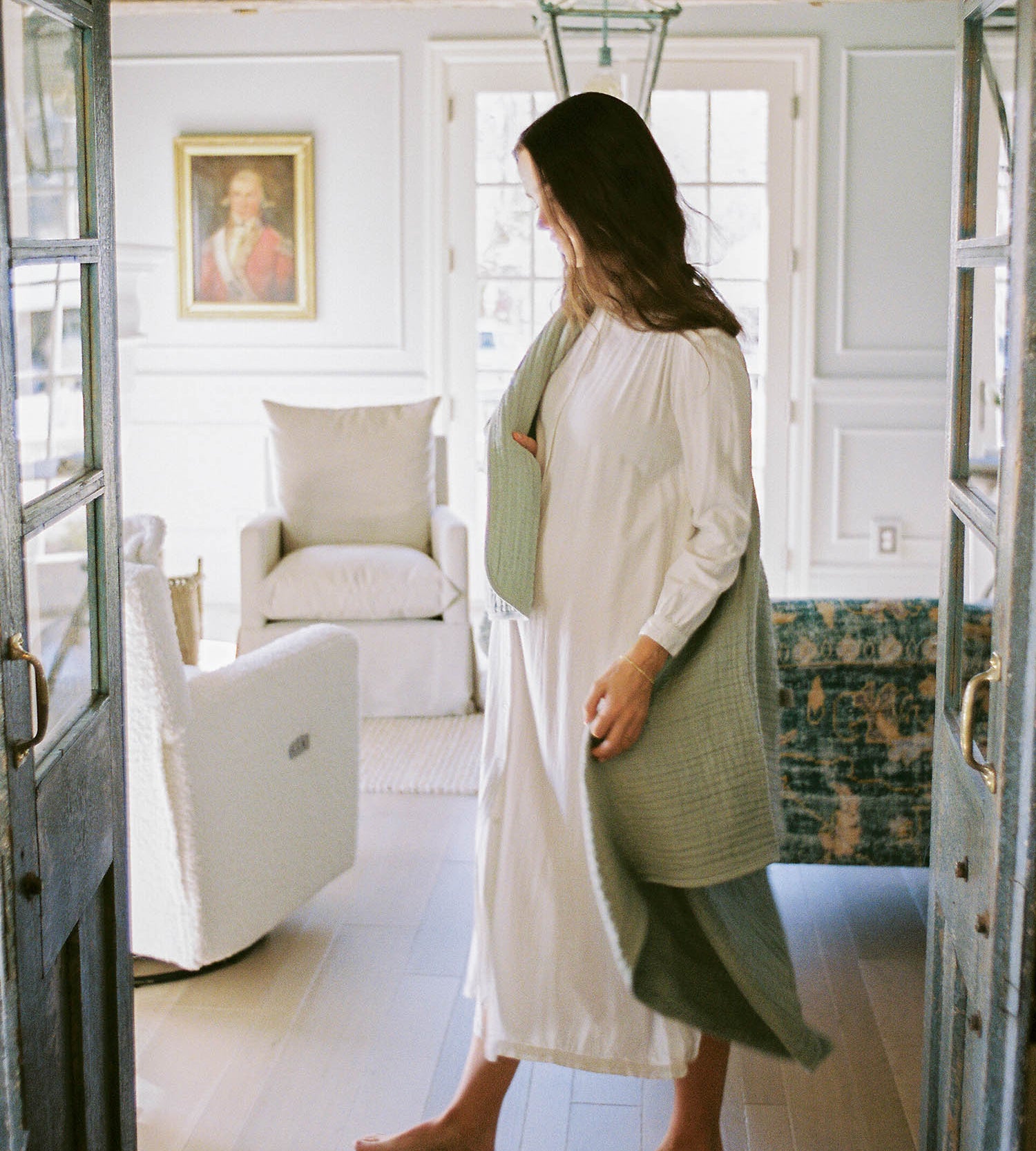 'Sea Moss' Sage Green Nursery Bedding Collection | Oilo™ Studio