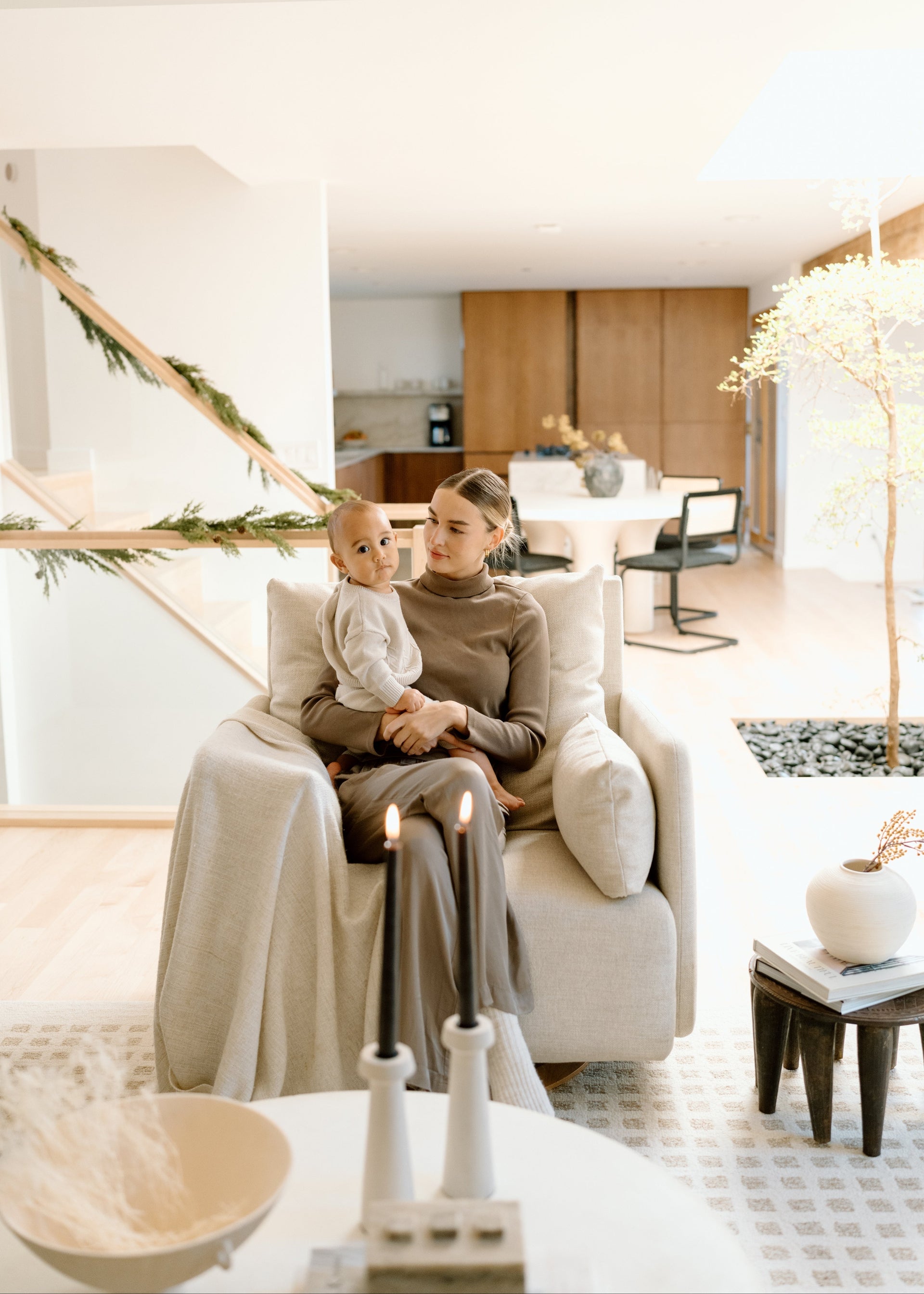 Ollie: A Chair and a Half | Swivel Nursery Recliner | Oilo™ Studio