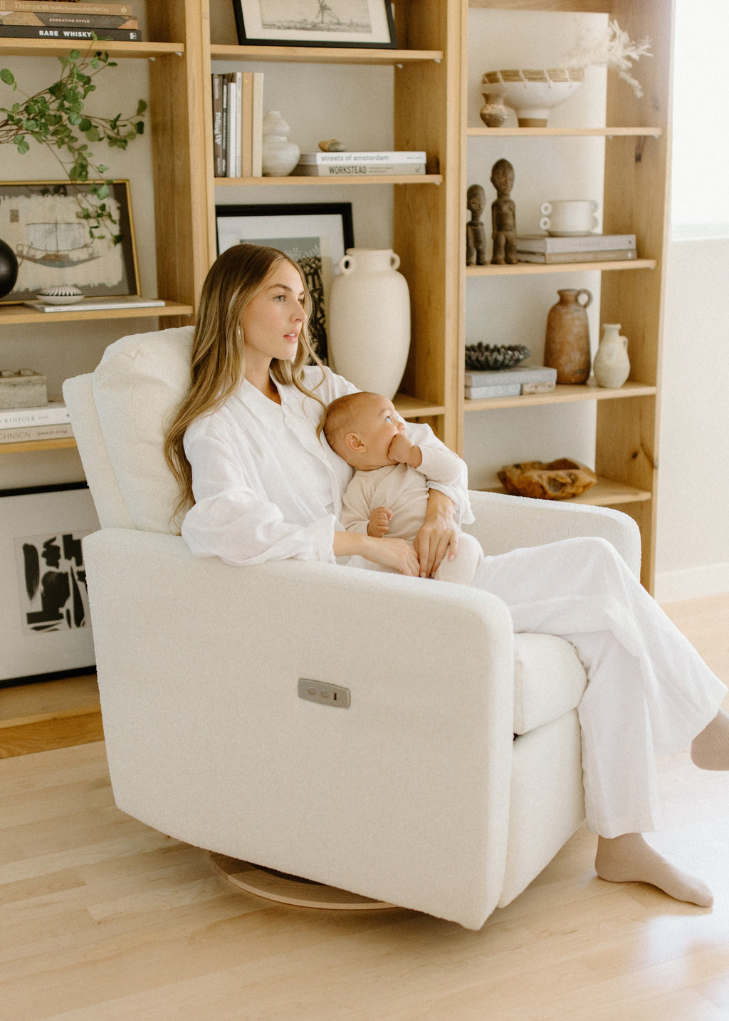 Drew | Gliding Swivel Nursery Recliner | Oilo™ Studio