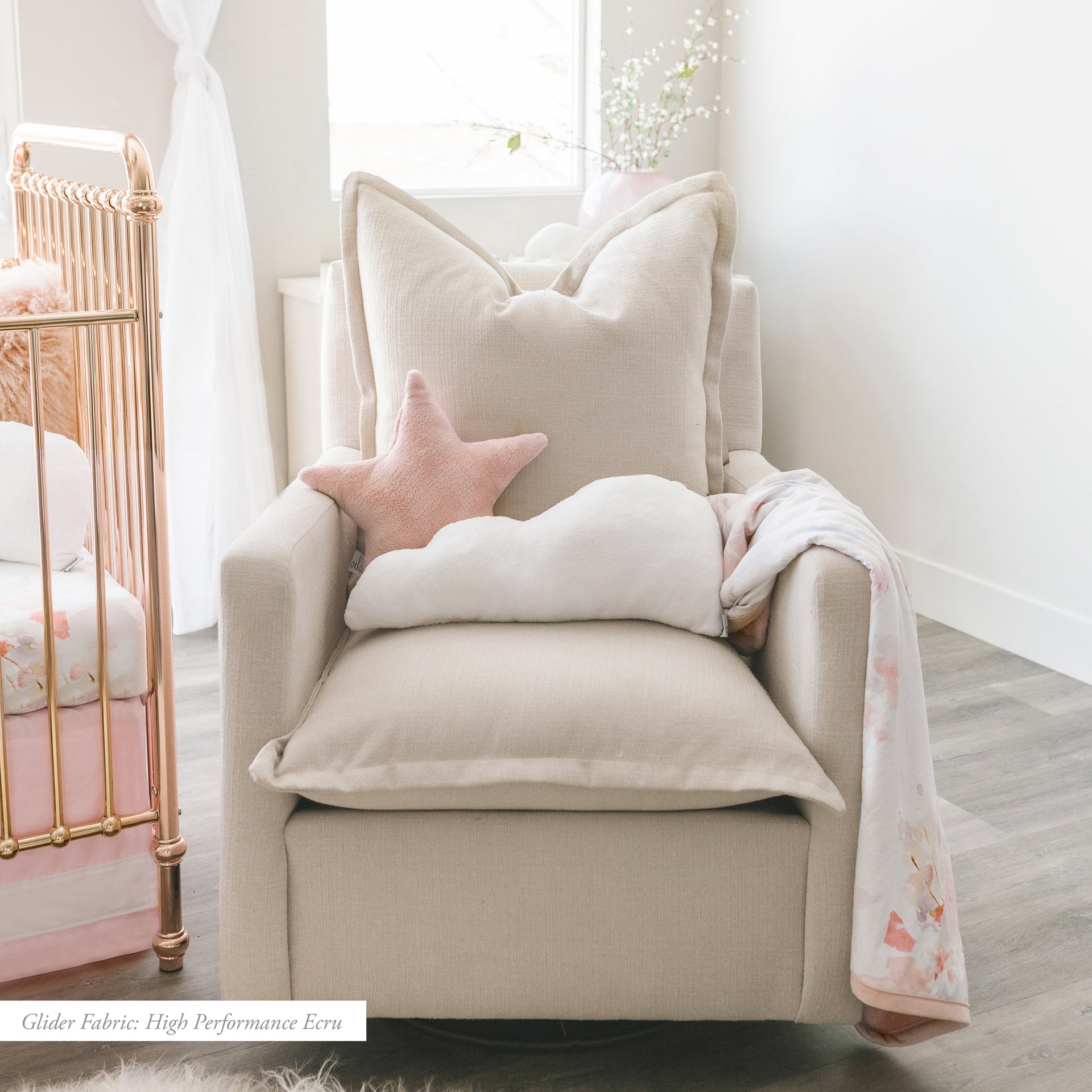 Nola | Swivel Nursery Glider | Oilo™ Studio